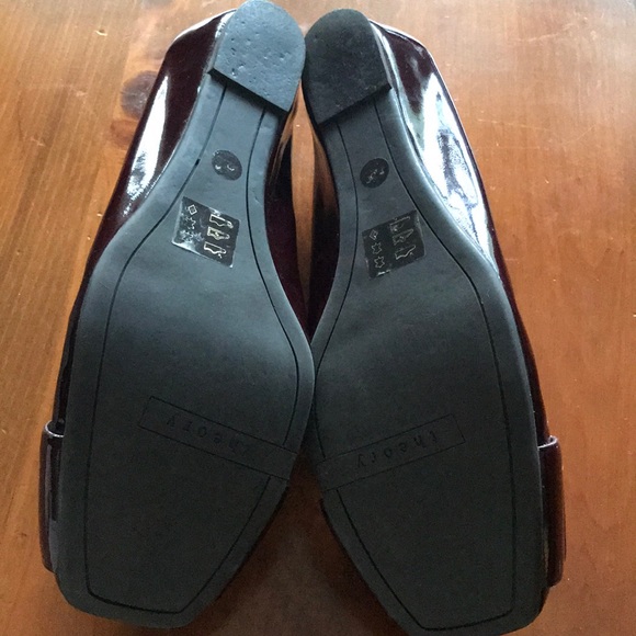 Theory | Shoes | Theory Shoes 72 Burgundy Patentleather Wedge New ...